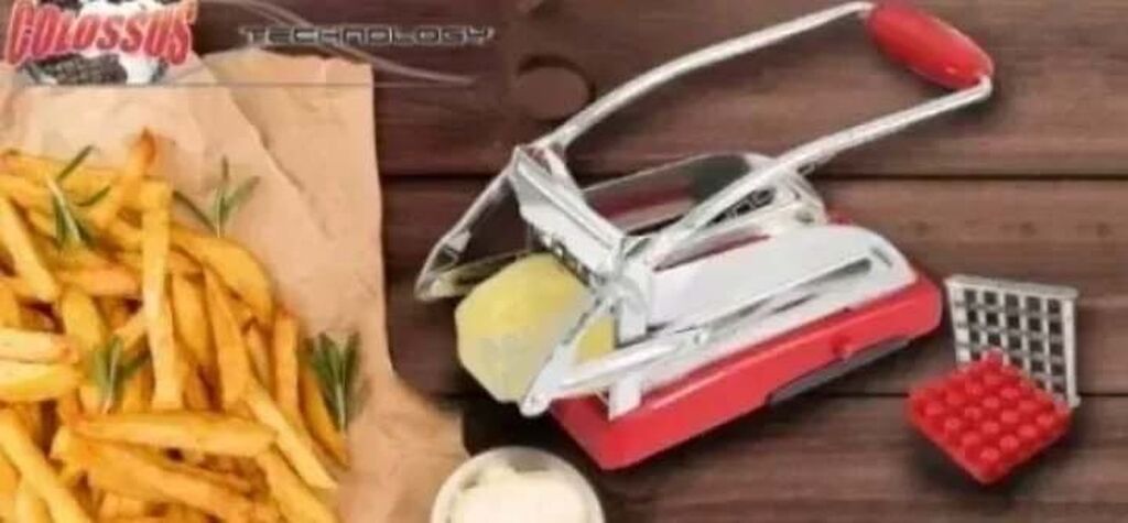 Secko za pomfrit Nož za sečenje krompira Nerđajući čelik Nož za