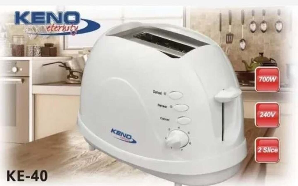 Toster Ke-40 700w Keno novo. Opis proizvoda: - Snaga 700w - Tri