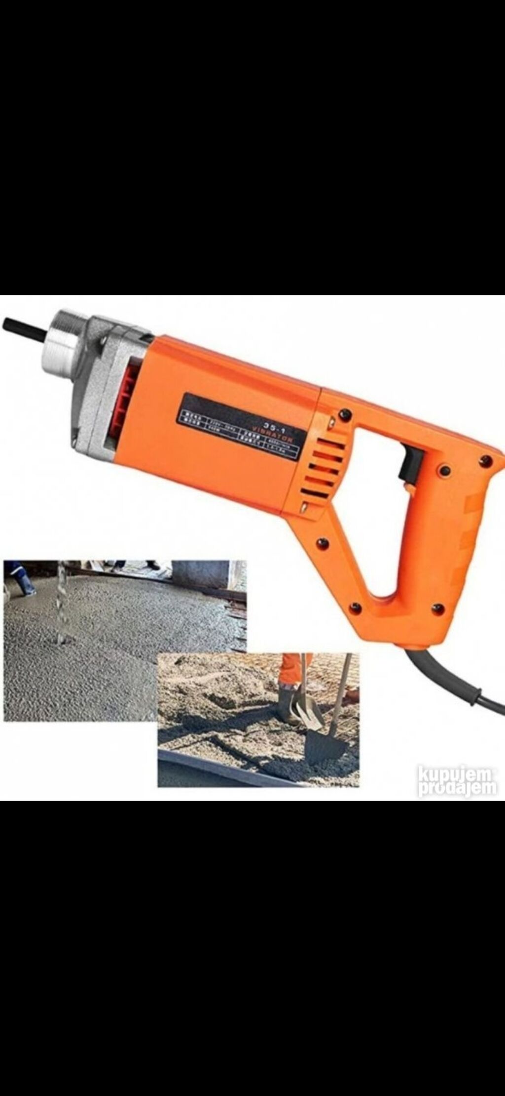 Beton Vibrator HAINA 2750 W (1,8 m) Model : HM-7452 Tehnički