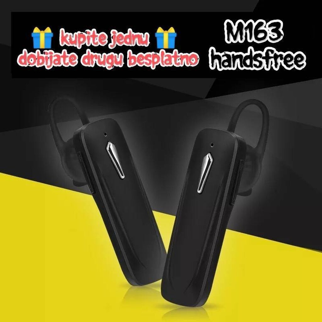 2 komada 1000 din. M163 bluetooth slušalica handsfree