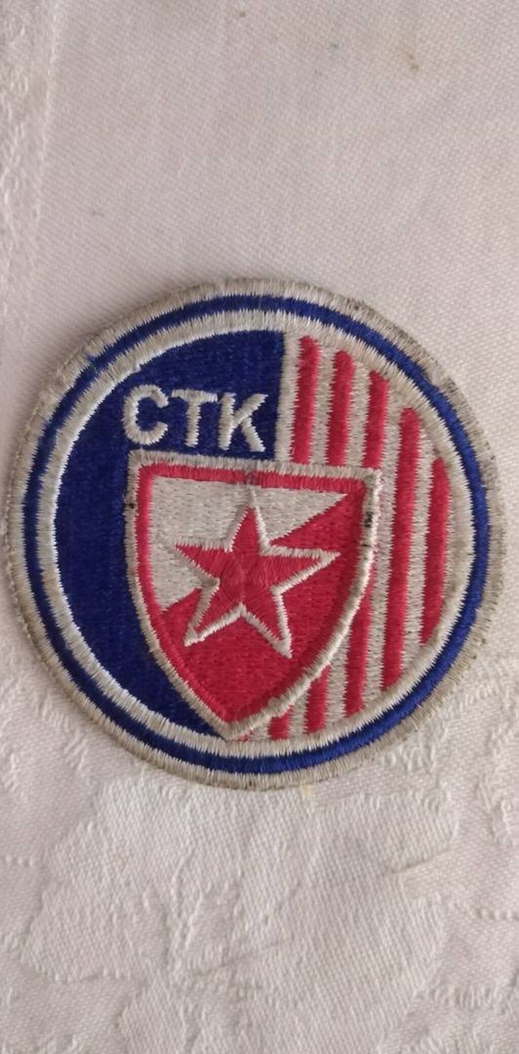 Amblem na platnu STK Crvena zvezda 6,5 cm