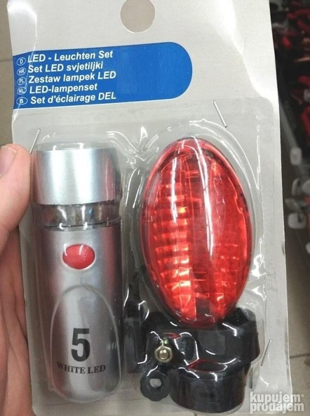SET prednje i zadnje svetlo za biciklu