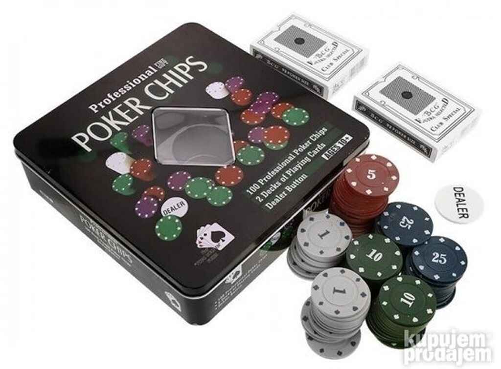 Texas Poker hold em poker set VECI 999 dinara
