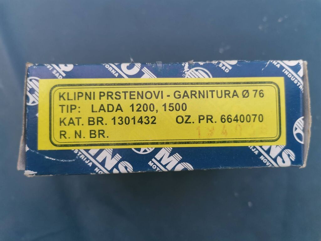 Karike Lada 1200,1500 76.00mm Motins. Novo. Cena 2500 dinara