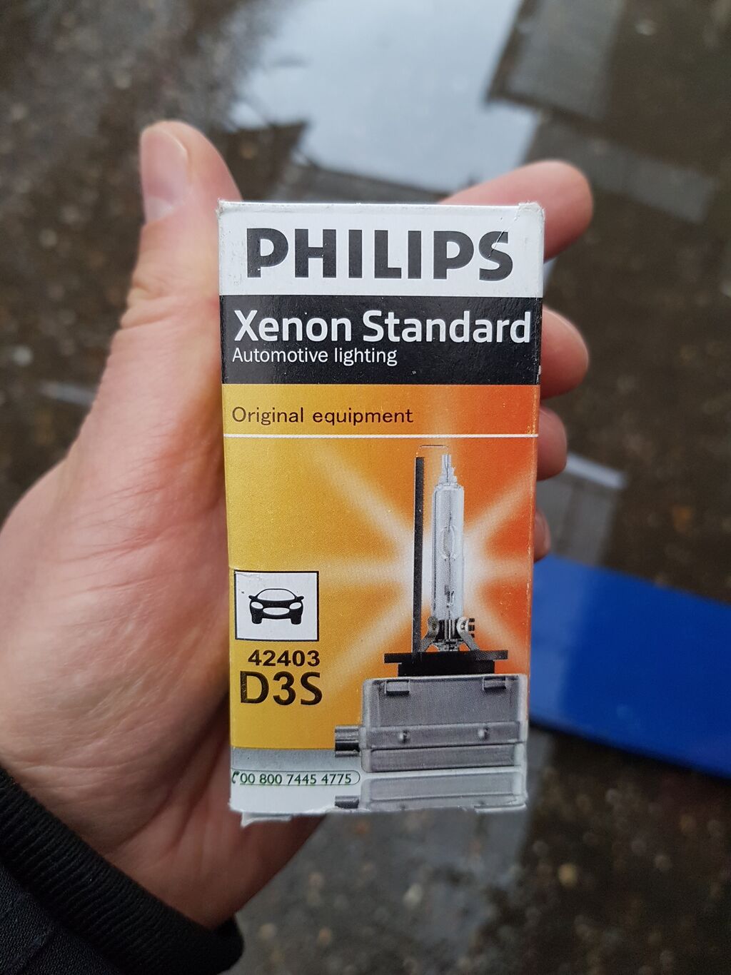 Sijalice D1S, D3S Xenon Philips Osram original Komad je 3500din Šaljem