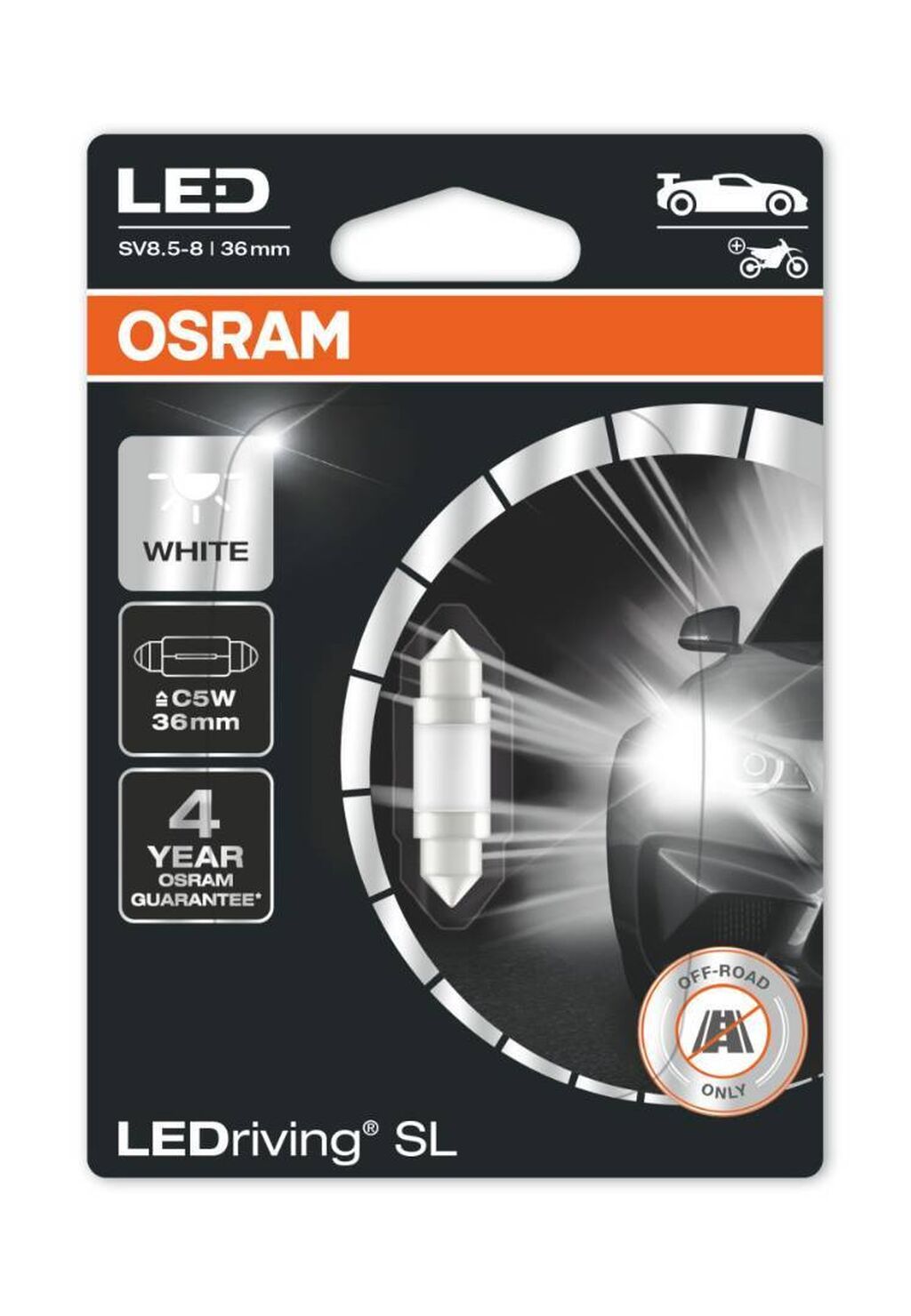 LED sijalice za automobile OSRAM LEDriving SL C5W 6418 White
