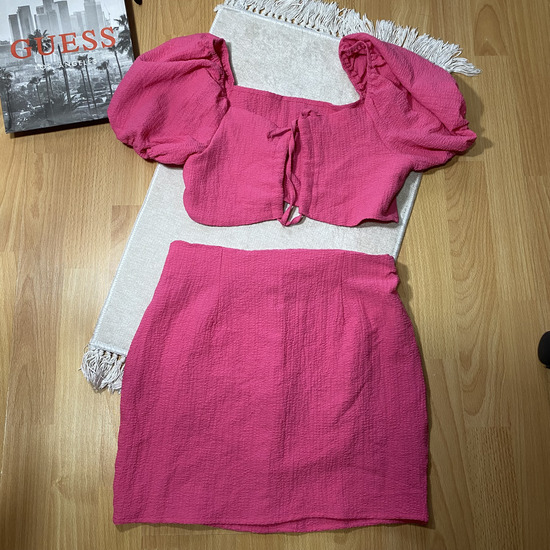 Pink komplet shein