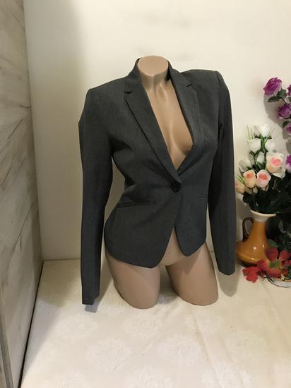 H&M sivi sako jedno dugme 34