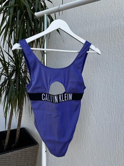 Calvin Klein jednodelni plavi kupaci