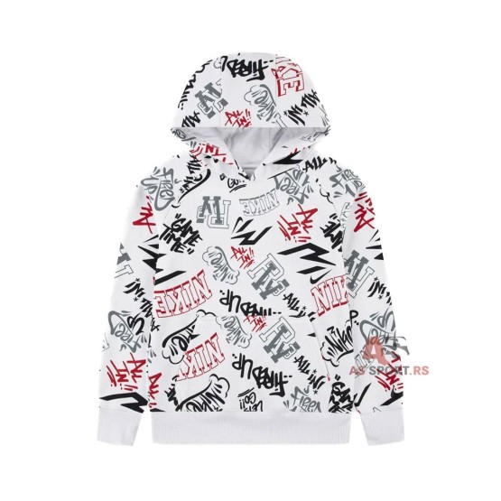 Nike Dukserice Rwb Graffiti Tag Hoodie M