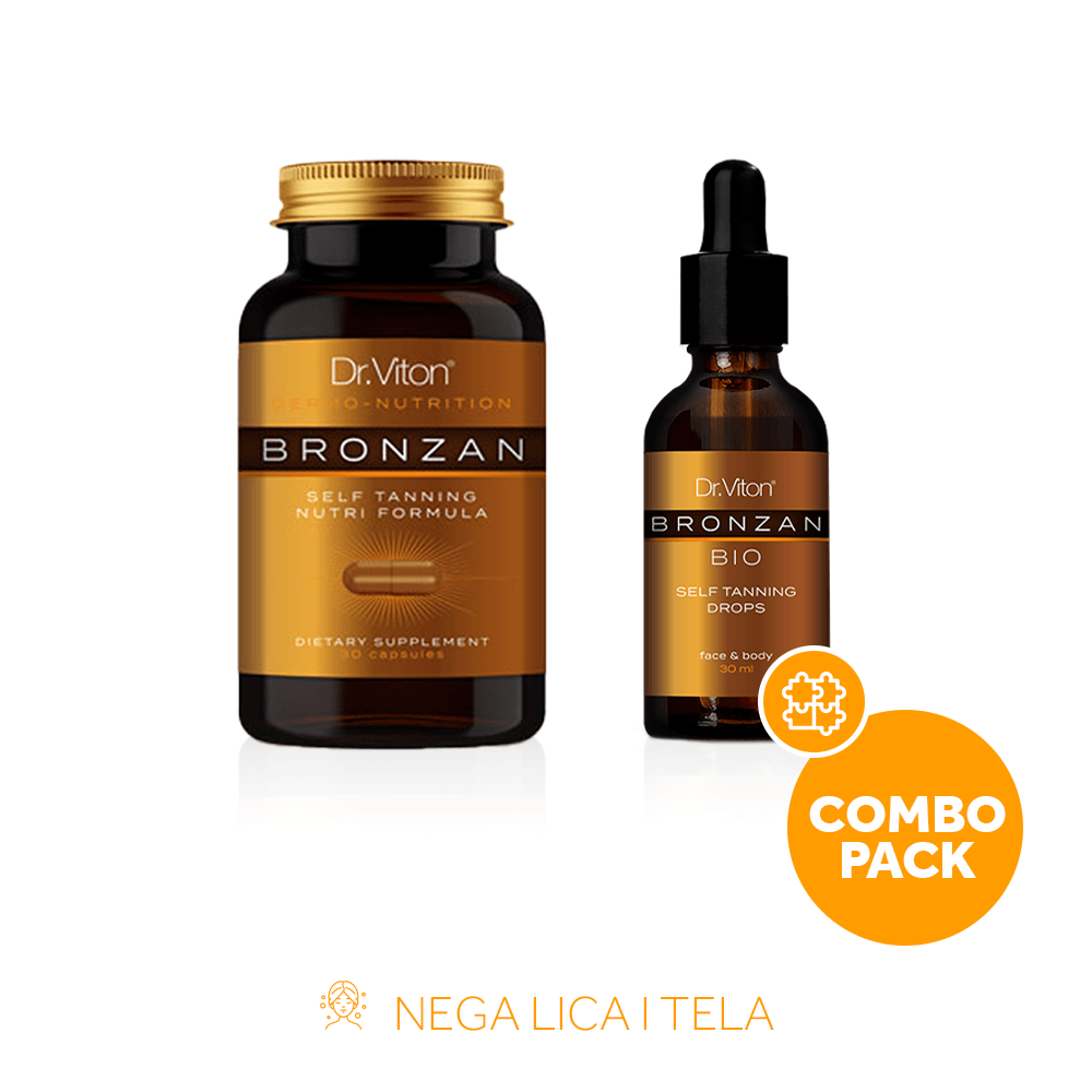Dr.Viton Bronzan 30 kapsula + Dr.Viton Bronzan bio kapi 30 ml Gratis