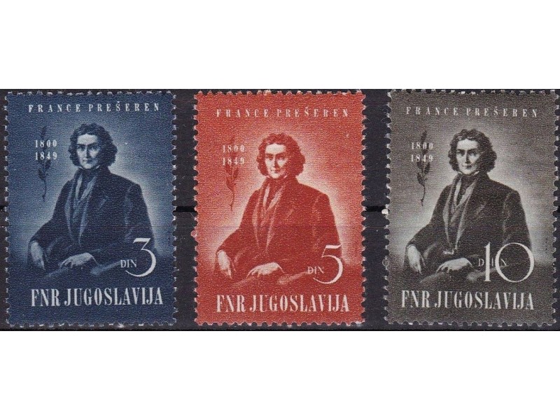 FRANCE PREŠERN 1949