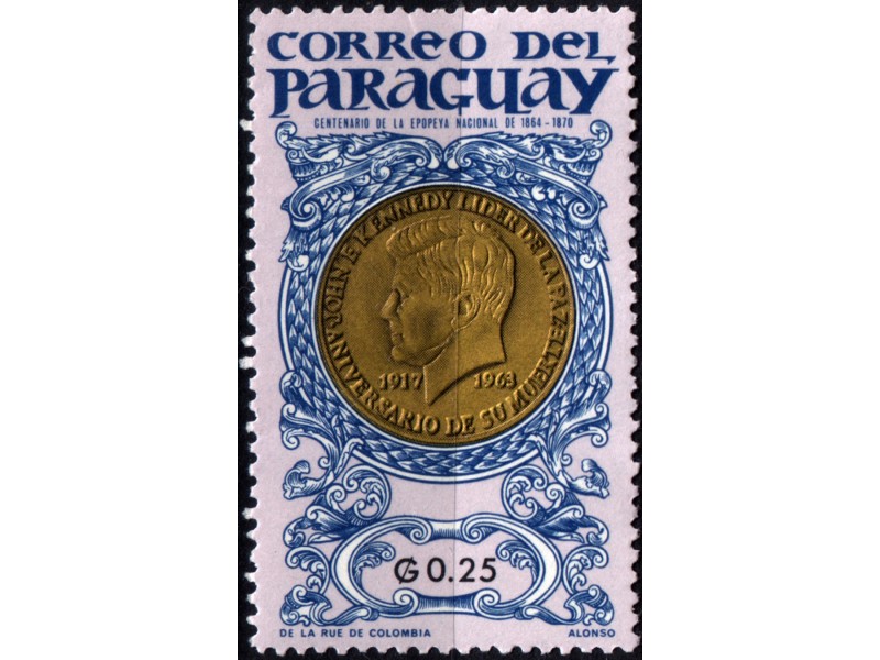 kt680dz 30.mar1965 ParaguayRDel Mi1409 ** 1od8