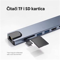 ADAPTER USB C 8/1 multiport