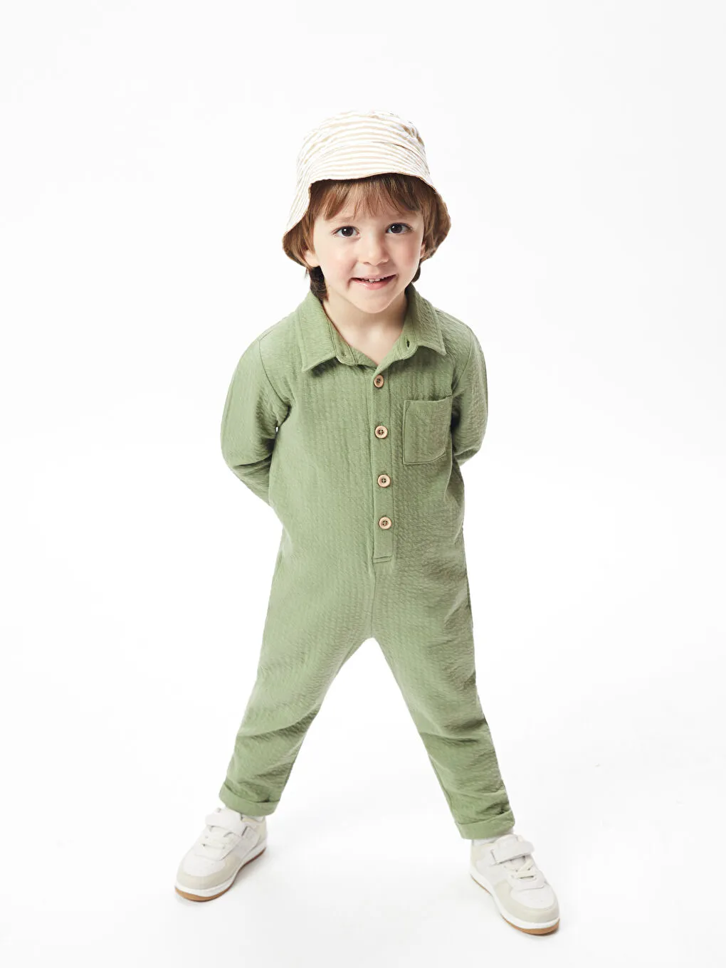 LCW Kids Kombinezon Sa Ovratnikom Za Bebe Dečake