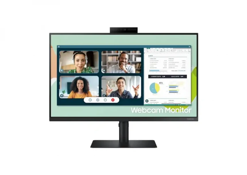 Monitor 24 Samsung LS24A400VEUXEN 1920x1080/FHD IPS/75Hz/5ms/VGA/DP/HDMI/3x USB/Zvučnici/Pivot