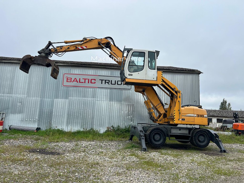 Liebherr A316 LITRONIC + CLAMP BUCKET bager za pretovar
