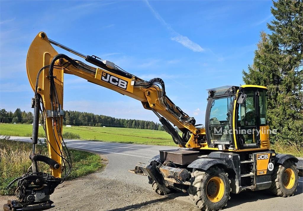 JCB Hydradig 110WT, Nox rototiltti, luiskakauha bager točkaš
