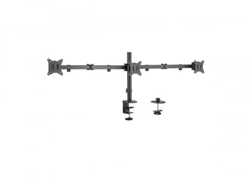 MA-D3-01 Gembird Podesivi stoni drzac za monitor sa tri ruke,tilt,rotacija, okretanje, 17-27 max.7kg 44277