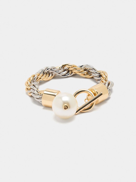 SOLOMON CORD BRACELET WITH PEARL