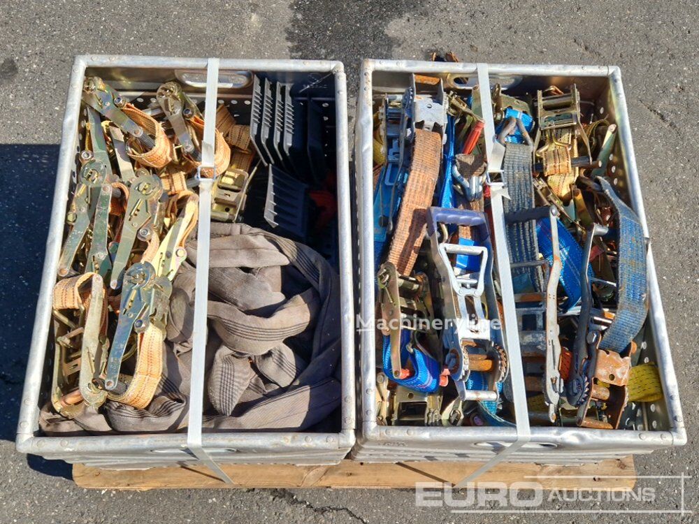 Prodaje se Box of Rathet Straps (2 of) kašiku za prednje utovarivač na aukciji