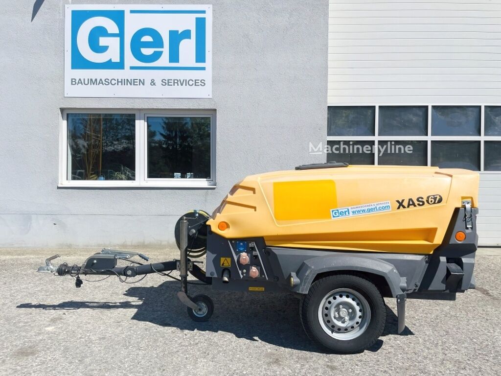 Atlas Copco XAS67 mobilni kompresor