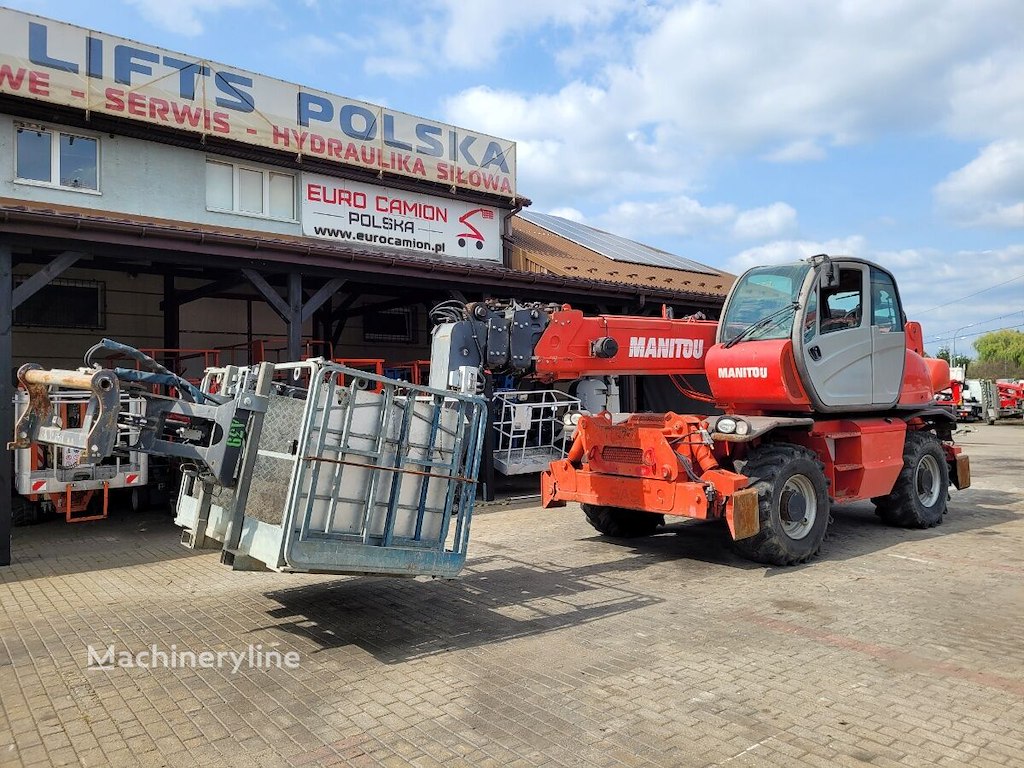 Manitou MRT 2540 Privilege - 25 m Merlo ROTO / basket / remote control / rotacioni teleskopski utovarivač