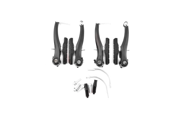 KOČNICA - KOMPLET KLEŠTA V-BRAKE ALU LOGAN CRNI 946AE