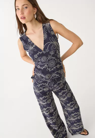 RAVNE PANTALONE SA VEZOM OD LANA