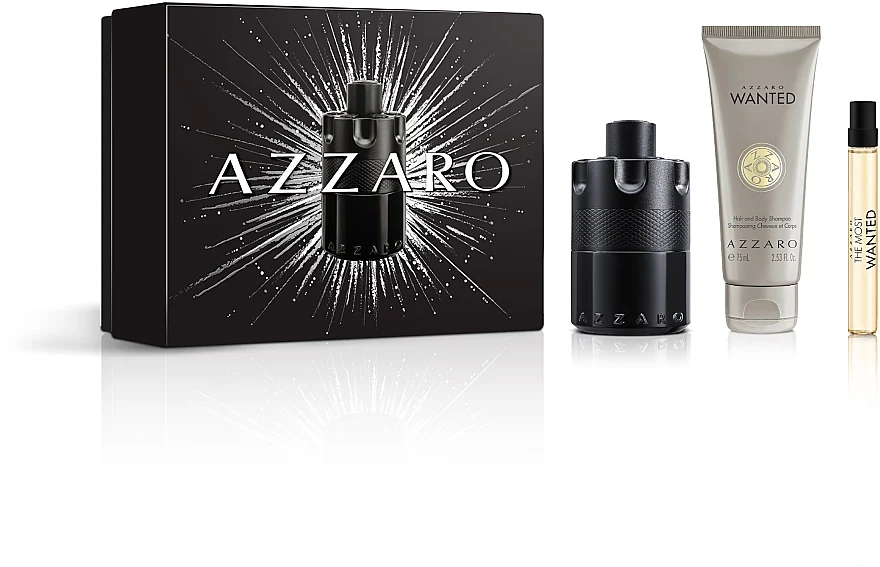 Azzaro - The Most Wanted Intense edp 100ml + edp 10ml + kupka 75ml / MAN / SET