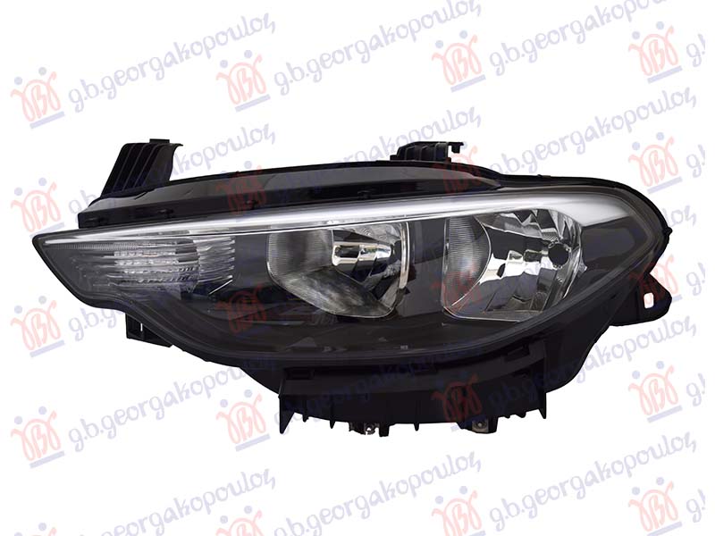 FAR ELEKTRICNI CRNI (H3/H15) (TYC) Leva str. FIAT TIPO (2021-) (OEM: 52214462)