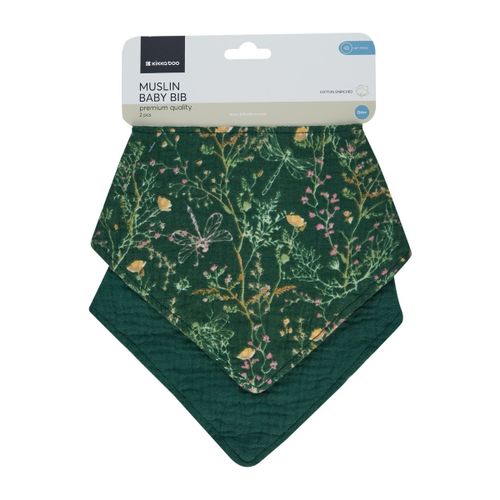 Kikka Boo Portikle od muslina set 2 kom Secret Garden Green