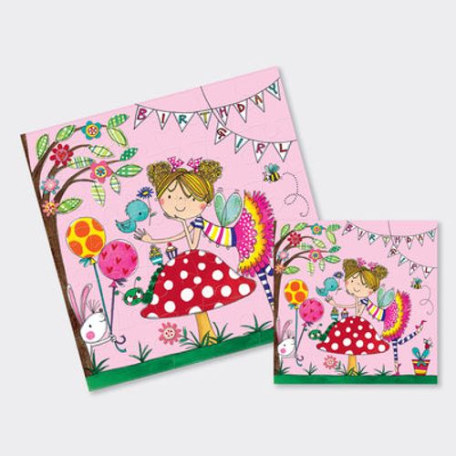 Rachel Ellen Čestitka puzzla - Birthday fairy & animals
