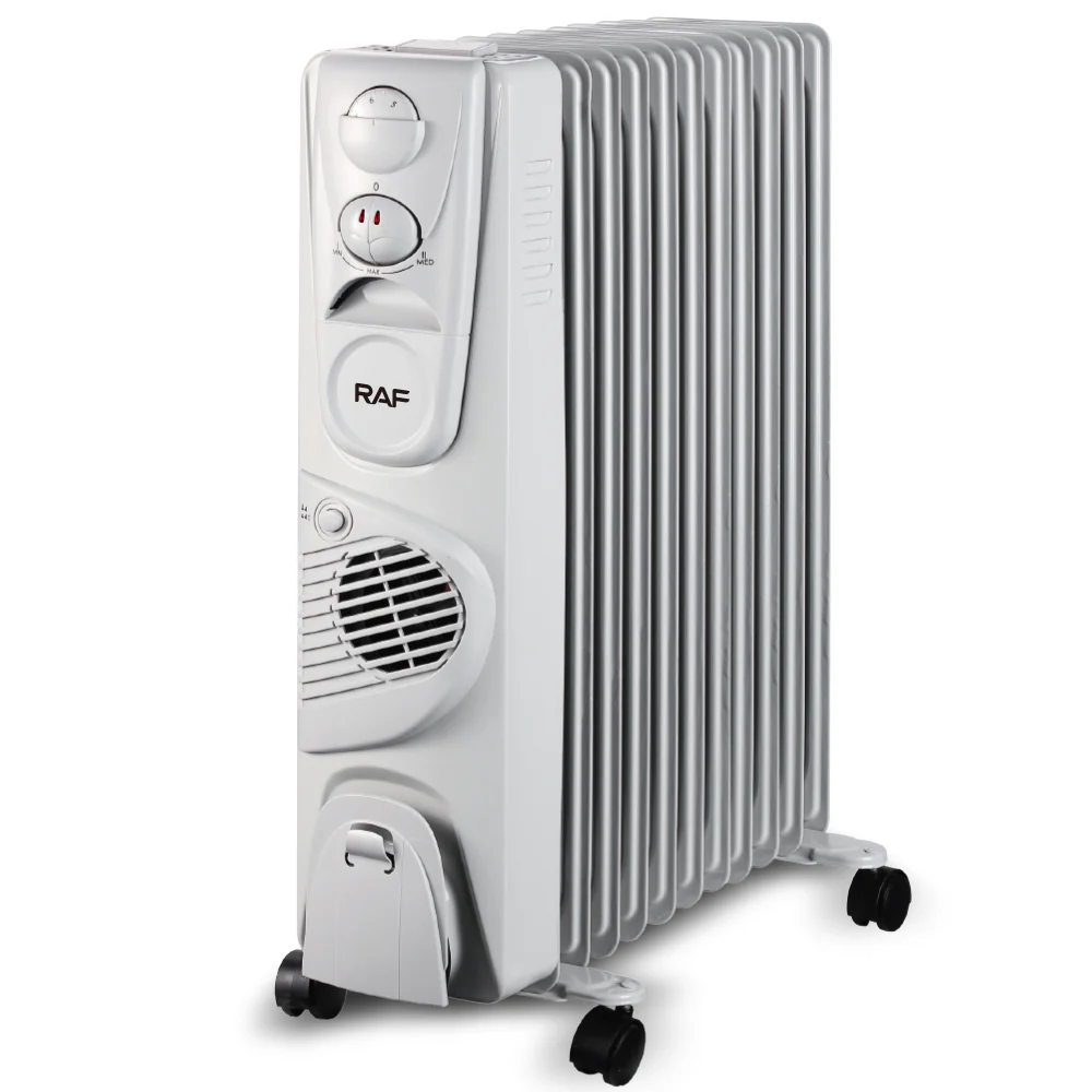 RAF R.1131W ULJNI RADIJATOR SA VENTILATOROM 11 REBARA BELI 2900W
