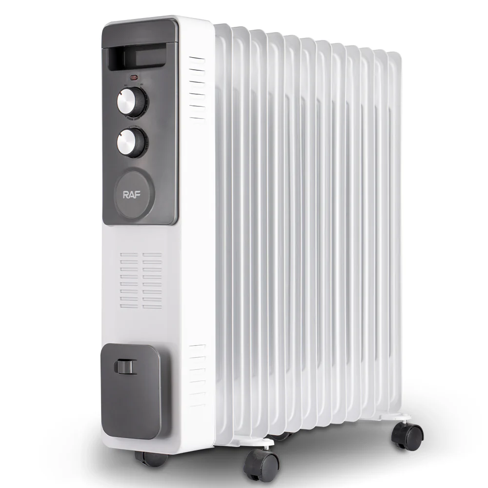 RAF R.1338W ULJNI RADIJATOR SA VENTILATOROM 13 REBARA BELI 2900W