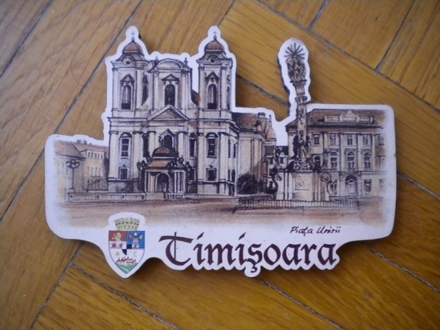 TEMIŠVAR Timisoara Piata Unirii, magnet za frizider