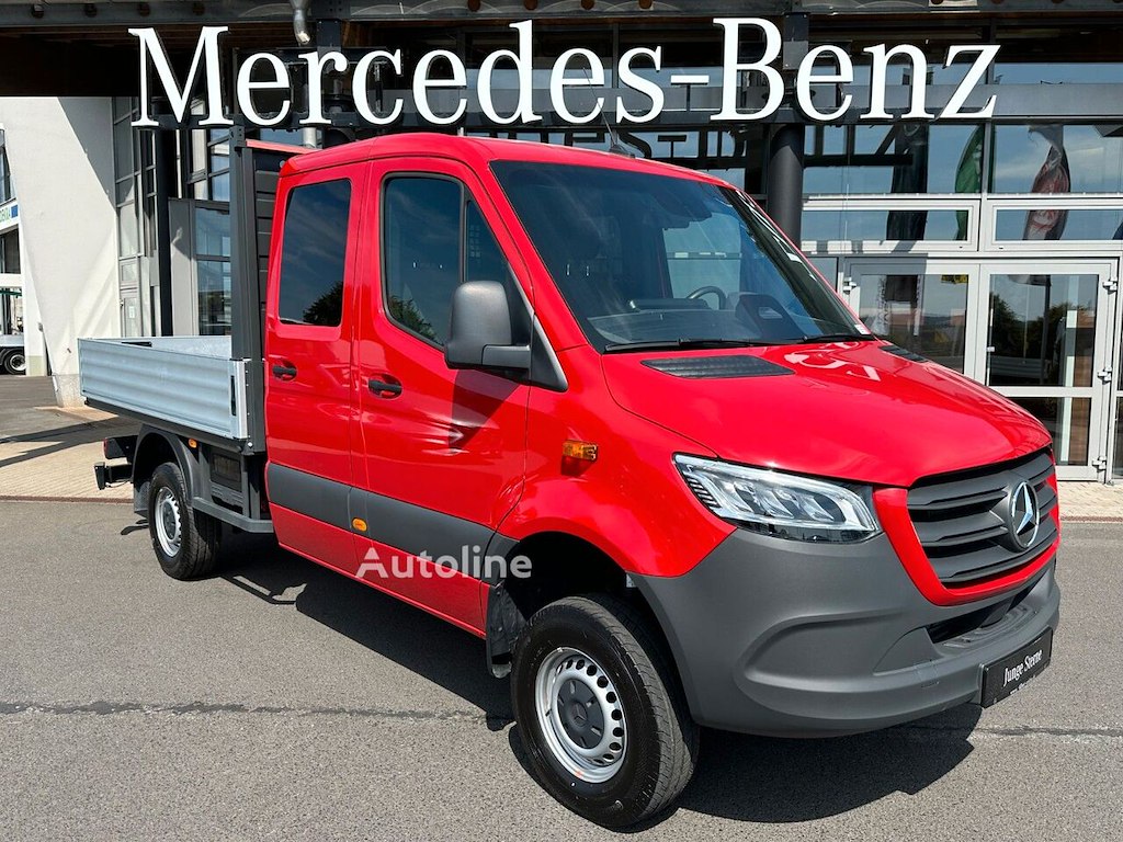 Mercedes-Benz Sprinter 319 CDI 4x4 DoKa Klima AHK3,5to kamion s ravnom platformom < 3.5t