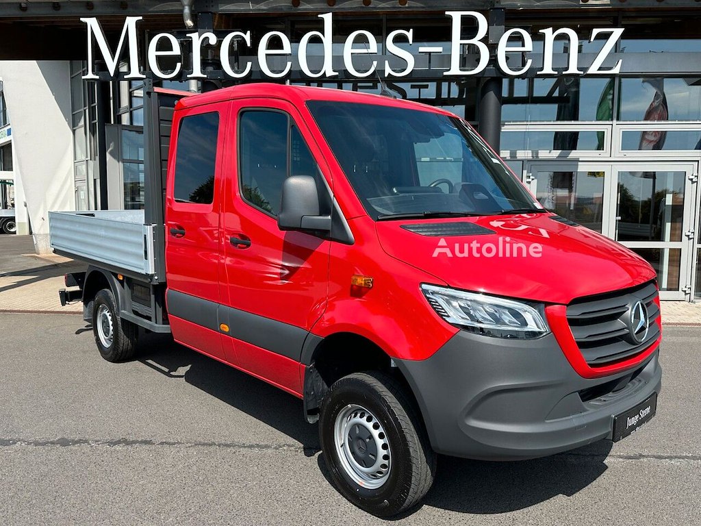 Mercedes-Benz Sprinter 319 CDI 4x4 DoKa Klima AHK3,5to kamion s ravnom platformom < 3.5t