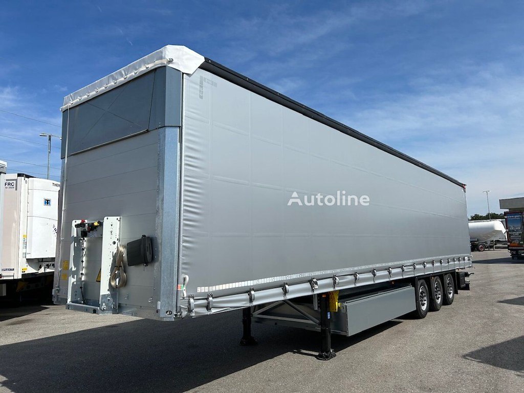 Nova Schmitz Cargobull SCS 24L, Varios, Edscha-Verdeck, Liftachse poluprikolica sa kliznom ceradom