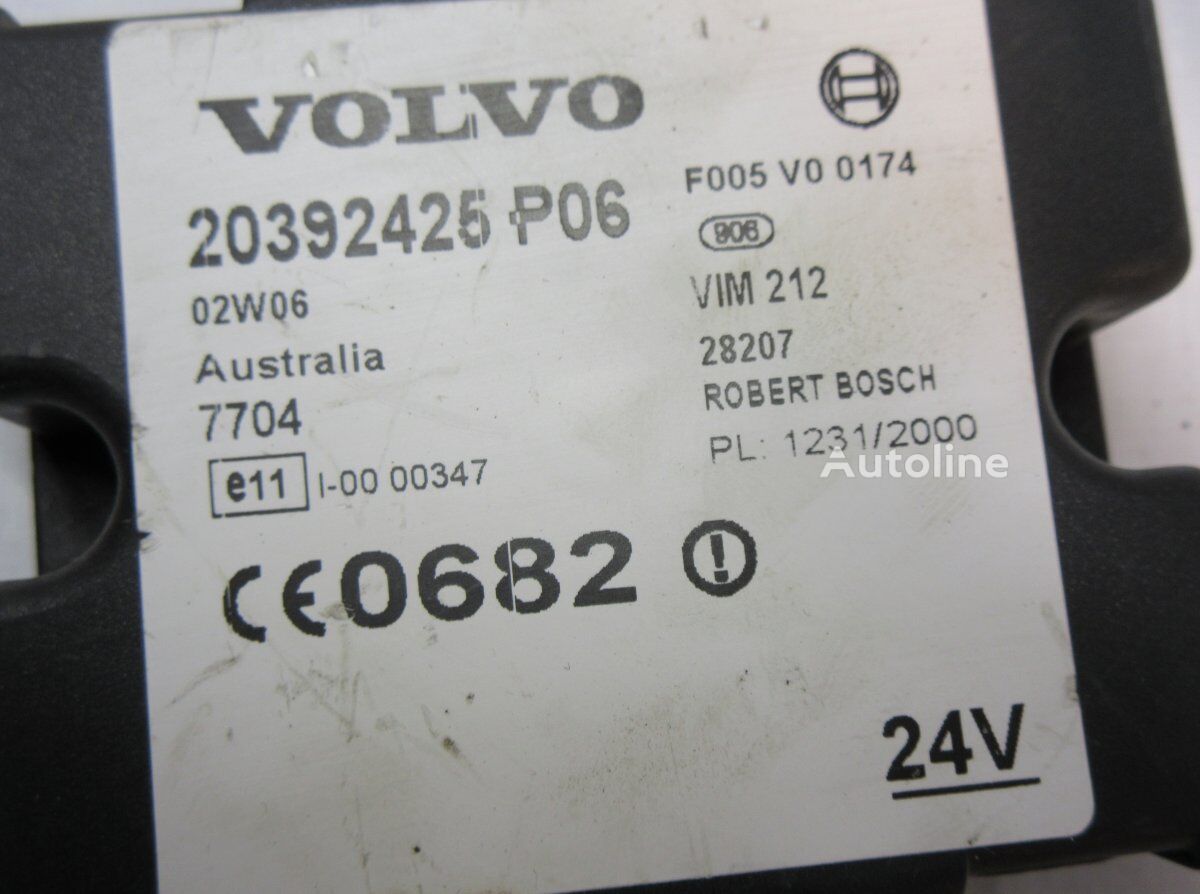 Bosch FH (01.05-) 20392425 upravljačka jedinica za Volvo FH12, FH16, NH12, FH, VNL780 (1993-2014) kamiona