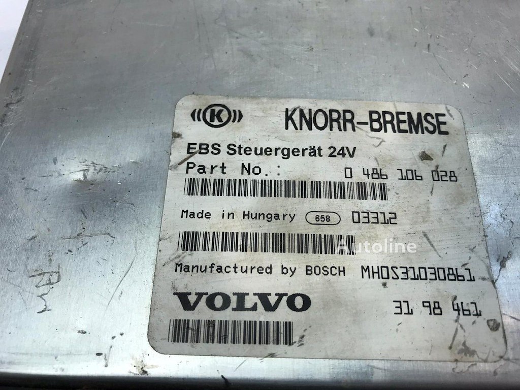 Bosch FM (01.05-) 0486106028 upravljačka jedinica za Volvo FM7-FM12, FM, FMX (1998-2014) kamiona