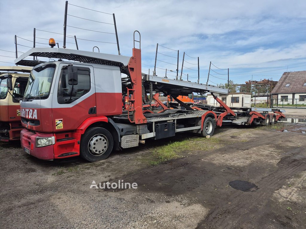 Renault premium 420 autotransporter + prikolica autotransportera