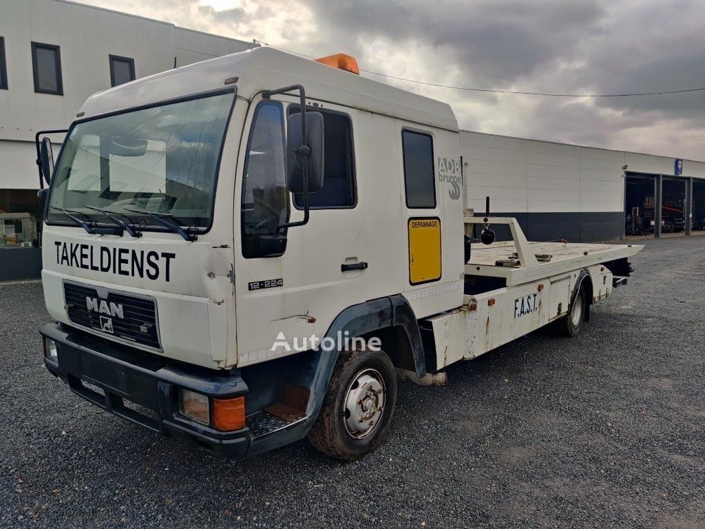 MAN 12.224 - Towing truck šlep auto