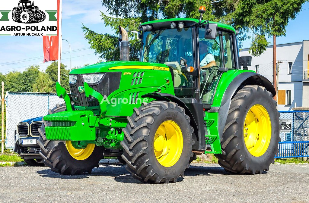 John Deere 6150 M - 2015 ROK - 7529 h - POWERQUAD - ORYGINALNE OPONY traktor točkaš