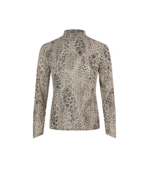 BLUZA SA NEŽNIM LEOPARD PATERNOM