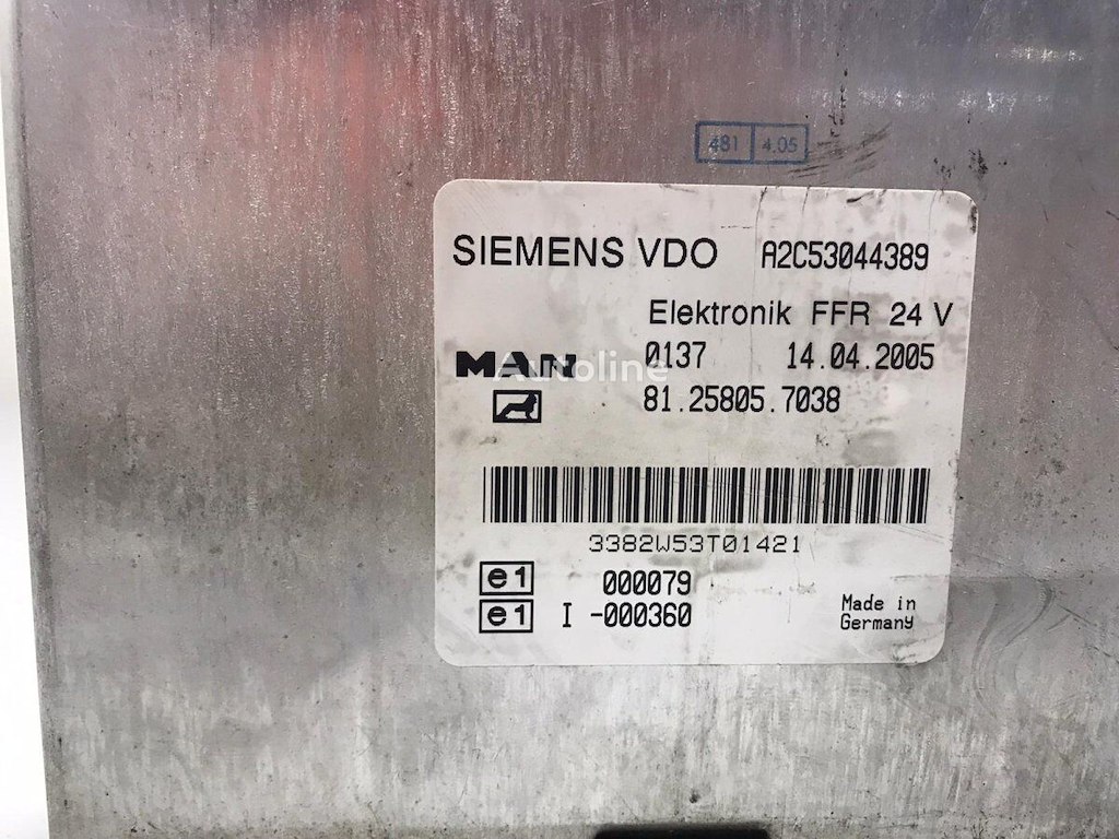 MAN LAVOVI SITI A23 (01.96-12.11) 81.25805-7047 upravljačka jedinica za MAN Lion's bus (1991-) autobusa
