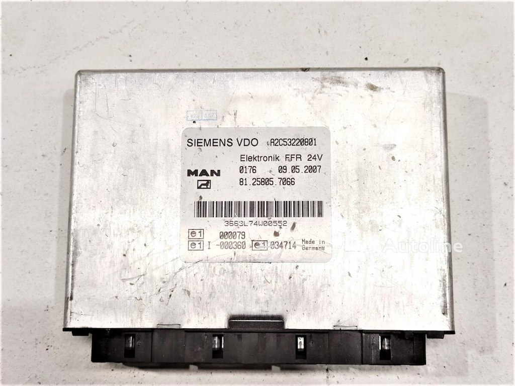 SIEMENS/VDO LIONS CITY A23 (01.96-12.11) 81258057066 upravljačka jedinica za MAN Lion's bus (1991-) autobusa