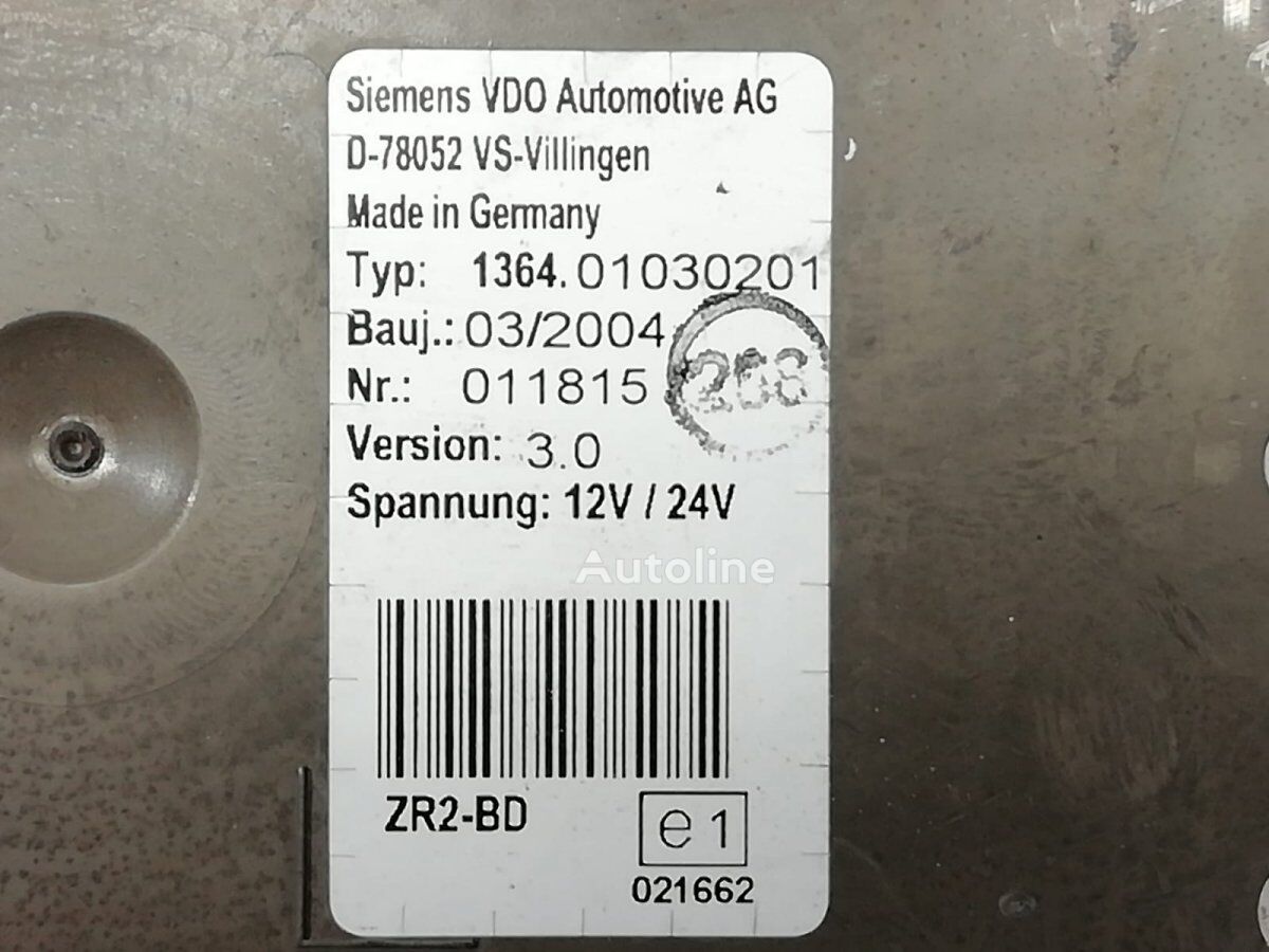 SIEMENS/VDO LIONS CITY A26 (01.98-12.13) ZR2-BD upravljačka jedinica za MAN Lion's bus (1991-) autobusa