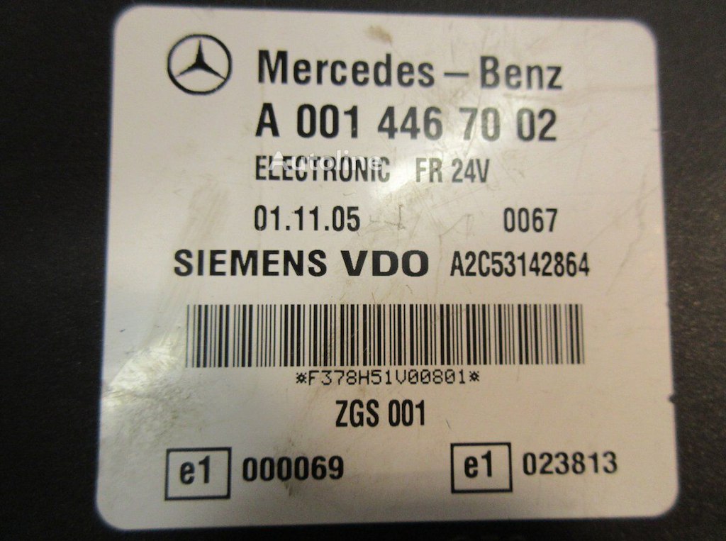 Siemens Actros MP4 (01.12-) A0014467002 upravljačka jedinica za Mercedes-Benz Actros MP4 Antos Arocs (2012-) kamiona