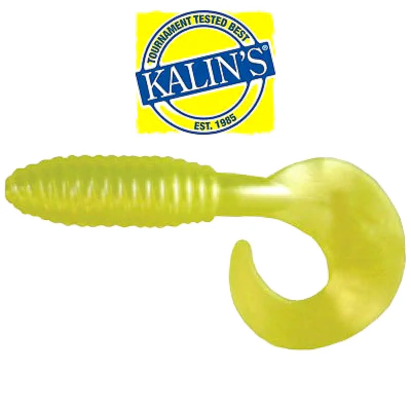 KALINS Lunker Grub 5" CHART./PEARL (5G10545)
